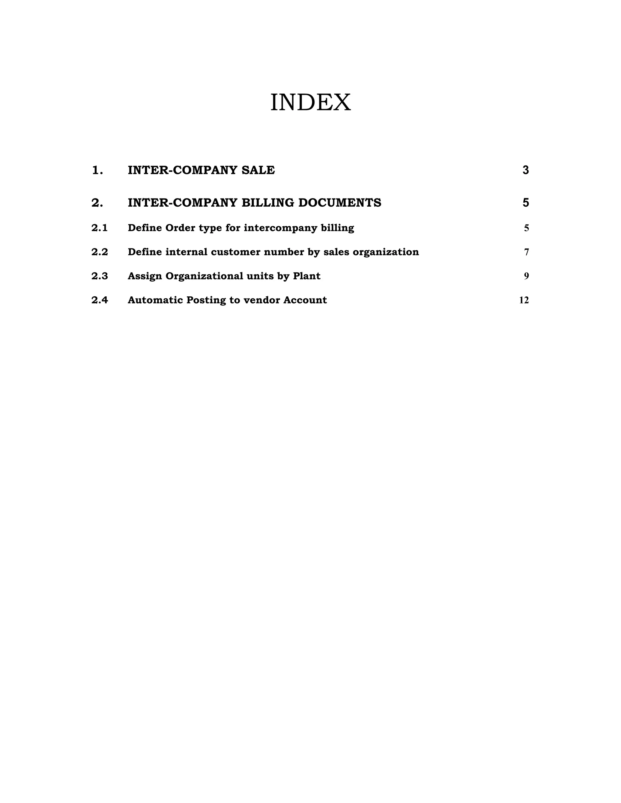 Intercompany config | PDF