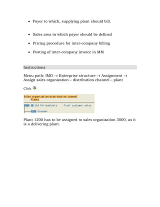 Intercompany config | PDF
