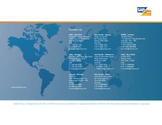 InterCompany for Sap Business One - Product Brochure - English | PDF