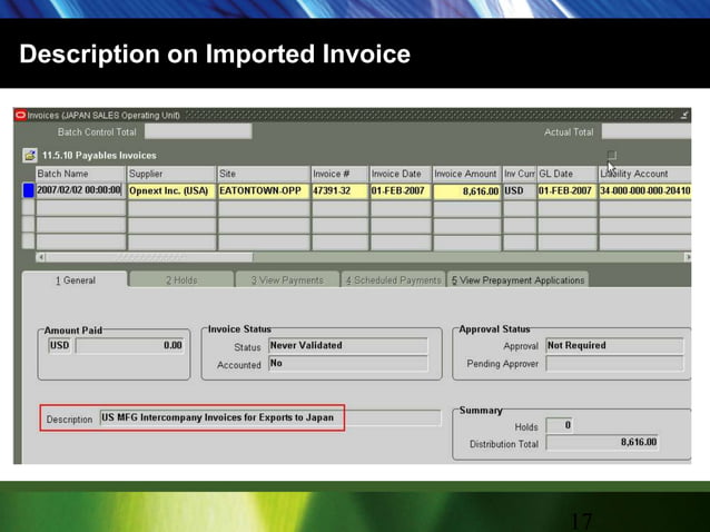 Oracle EBS: Intercompany Invoicing | PPTX