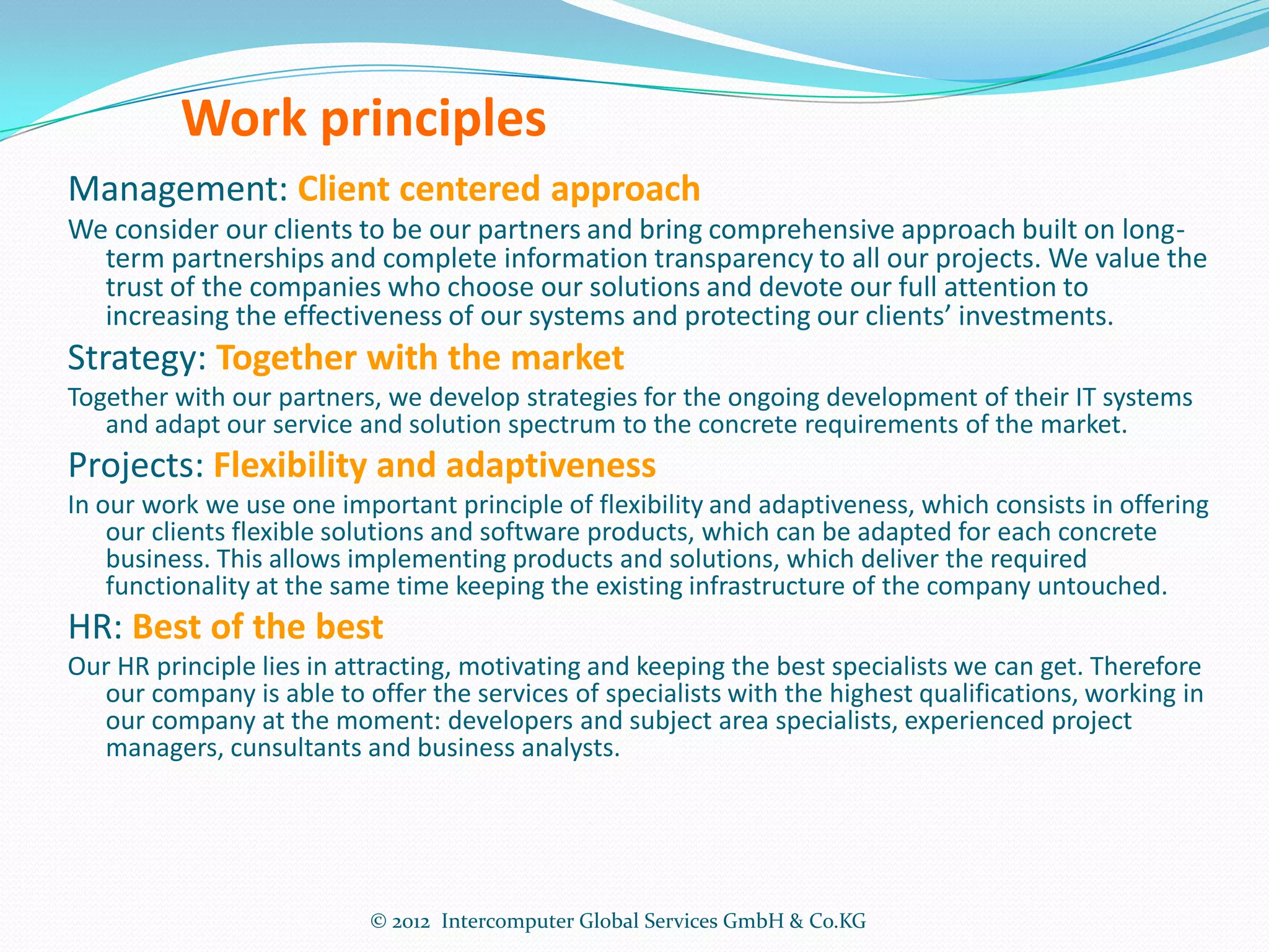 Intercomputer Global Services Presentation | PPSX | Computing | Technology & Computing