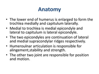 Intercondylar fracture of humerus | PPTX