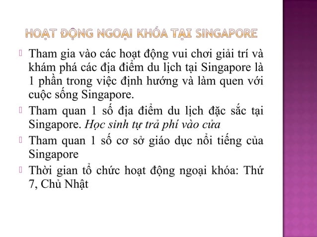 Hoc truong cong lap Singapore | PPT
