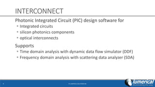 Lumerical Software: INTERCONNECT | PDF