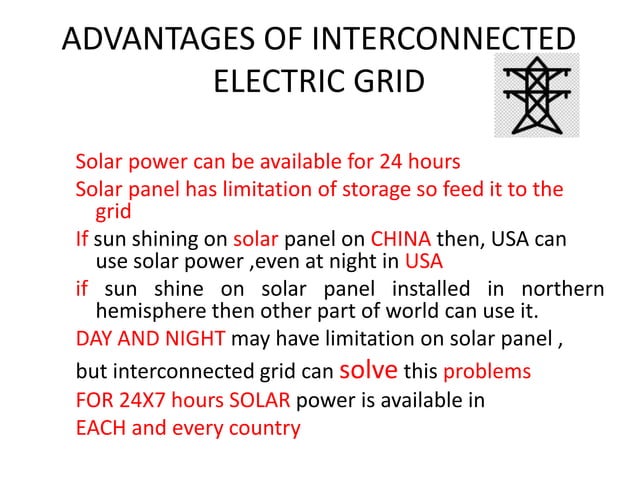 Interconnected grid | PPT