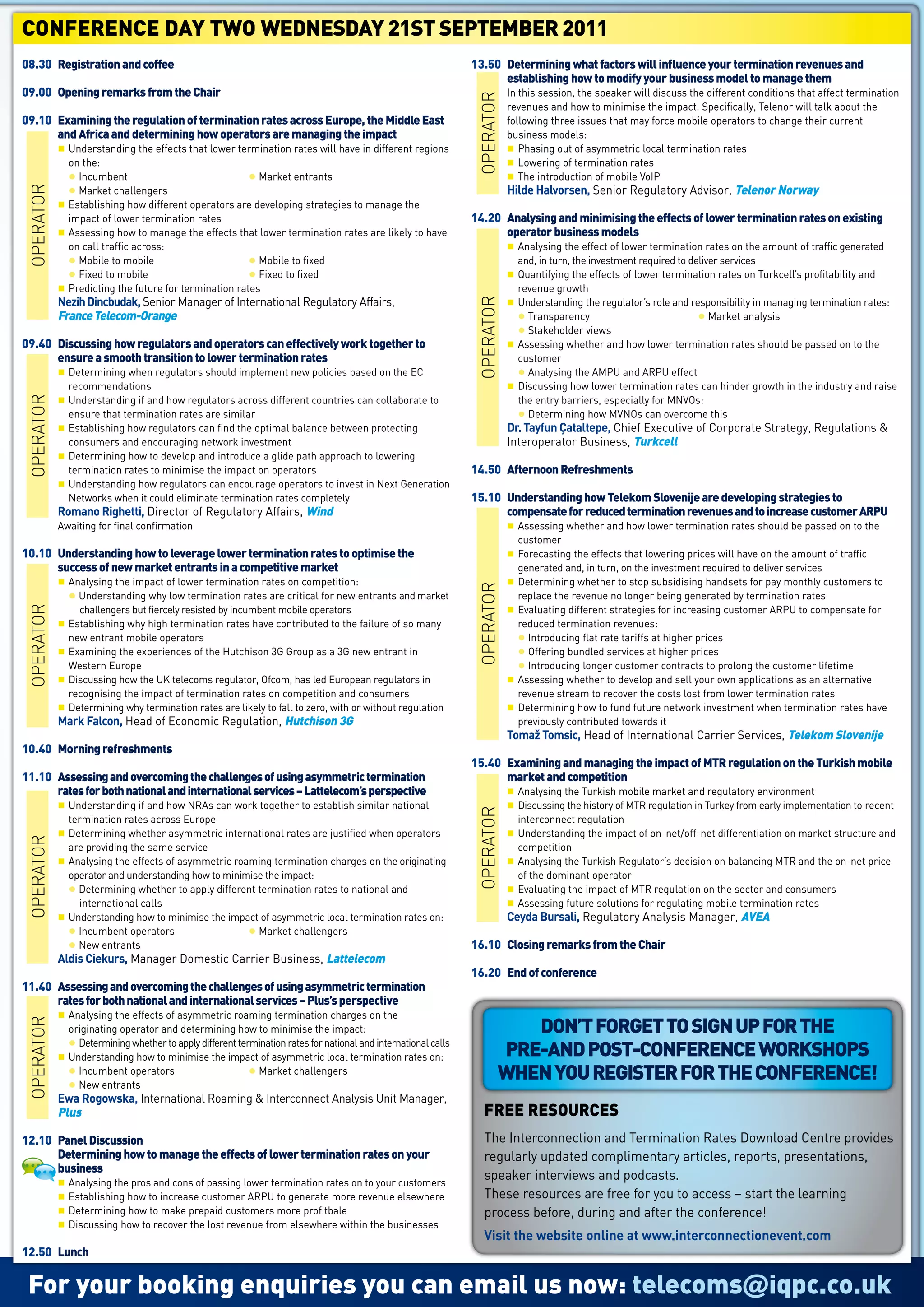 Interconnection And Termination Rates 2011 | PDF