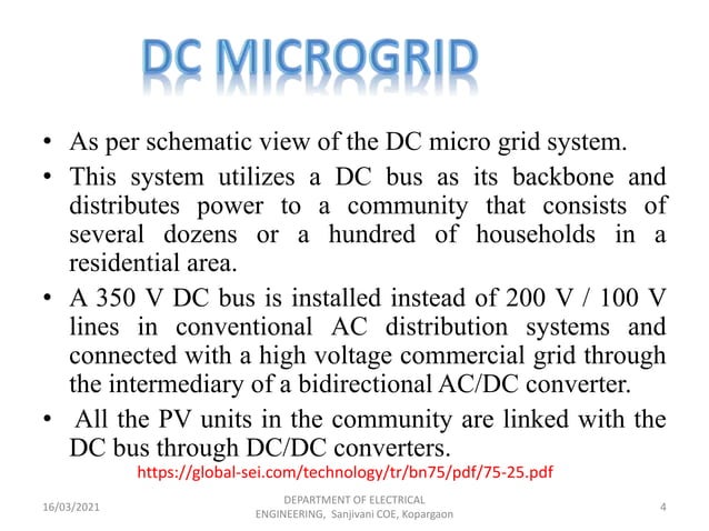 Interconnection issue in microgrid | PPTX