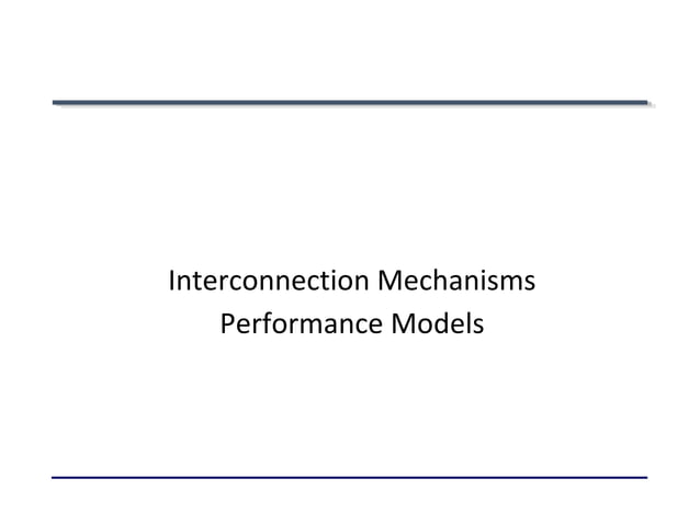 Interconnection mechanisms | PPT