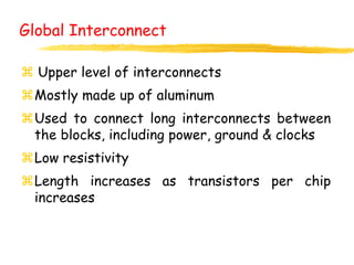 Interconnects in Reconfigurable Architectures | PPTX