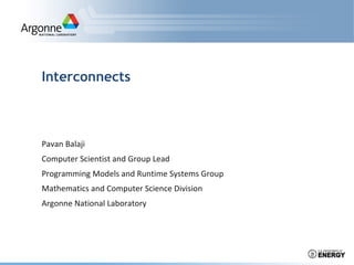 System Interconnects for HPC | PDF
