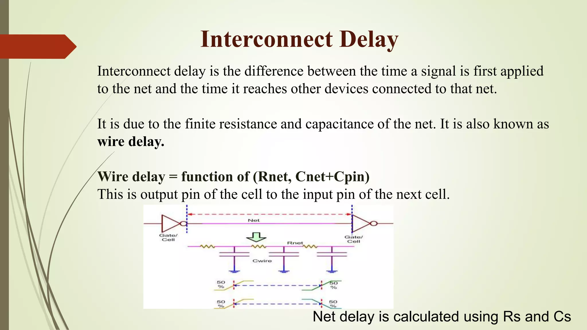 Interconnect Timing Model Pptx