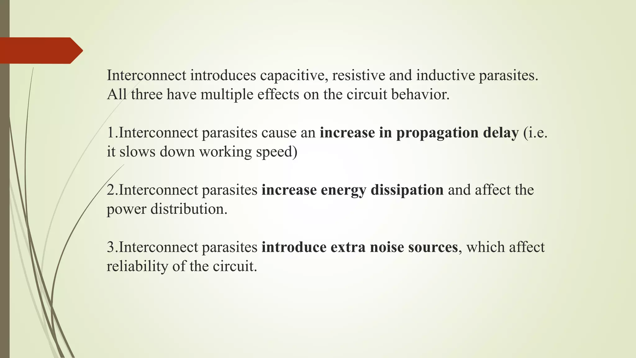 Interconnect Timing Model Pptx