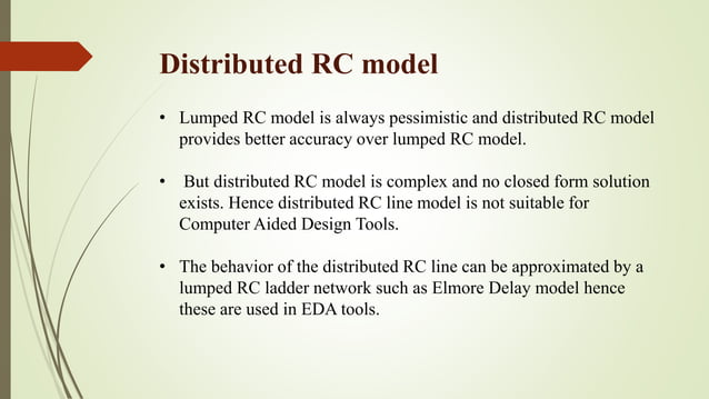 Interconnect timing model | PPTX | Computer Networking | Computing