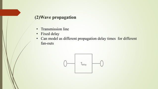 Interconnect timing model | PPTX | Computer Networking | Computing