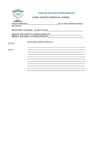 Interconsulta | DOCX