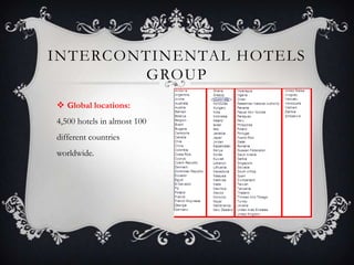 Intercontinental hotels group, International Business | PPTX
