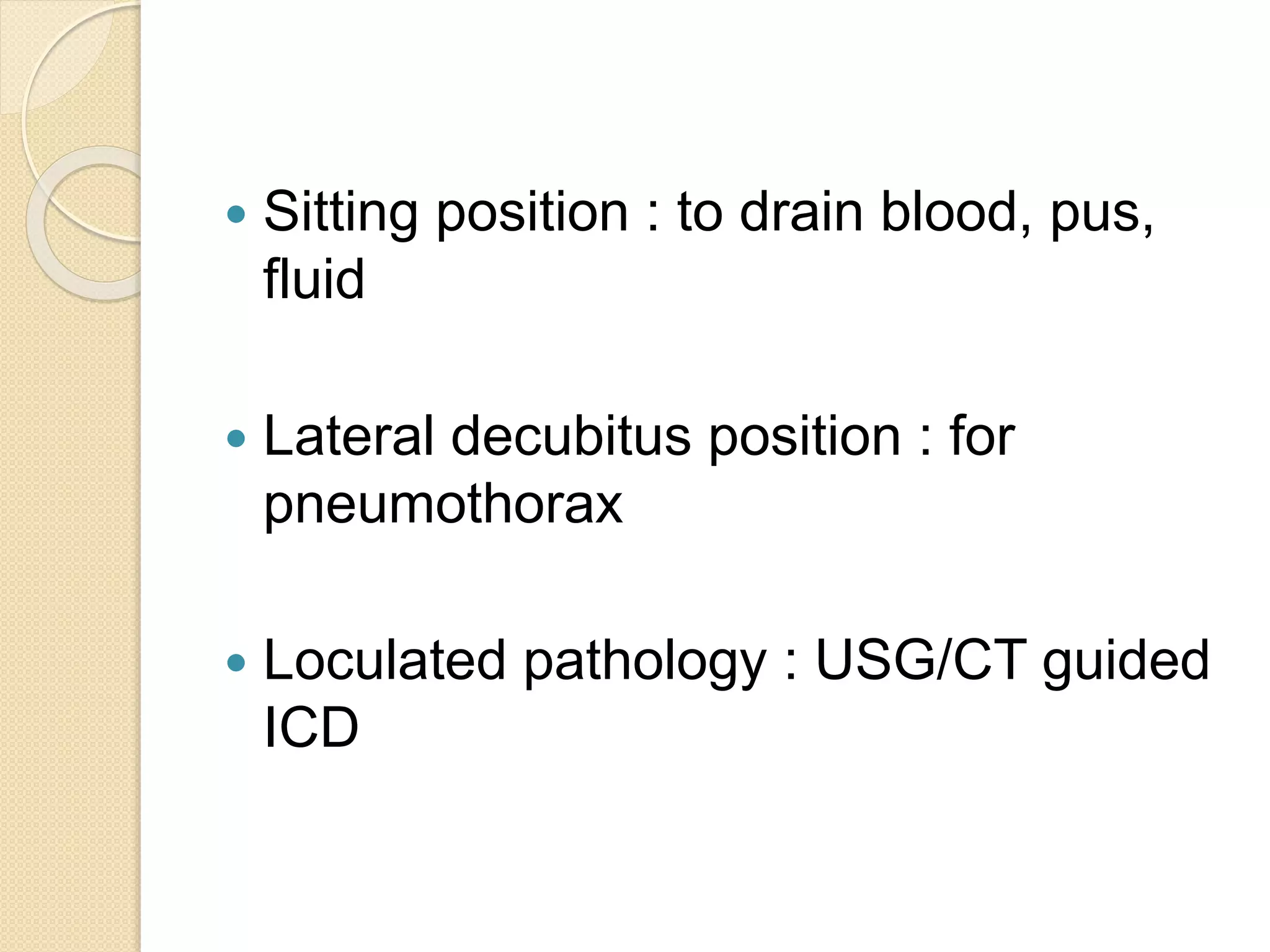 Intercostal drainage | PPTX