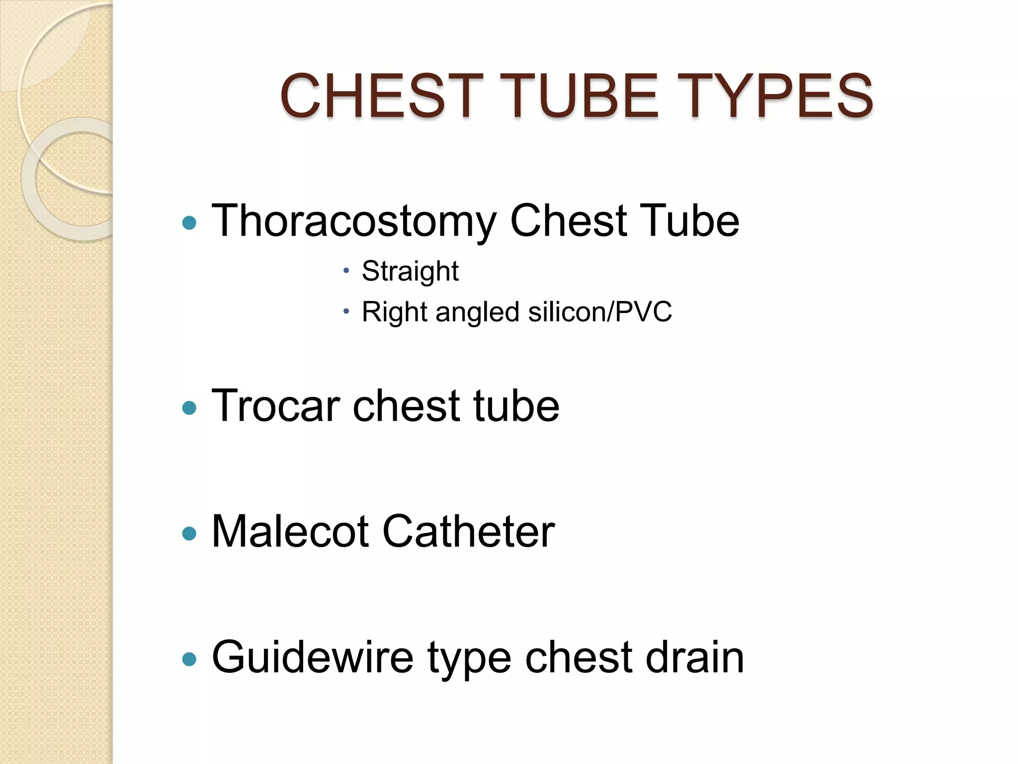 Intercostal drainage | PPTX