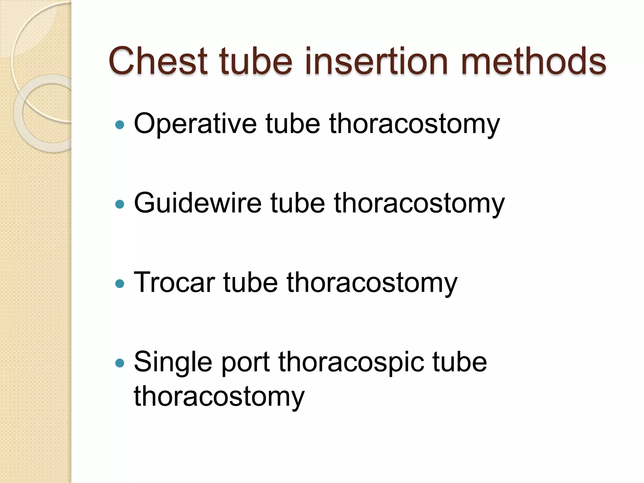 Intercostal drainage | PPTX