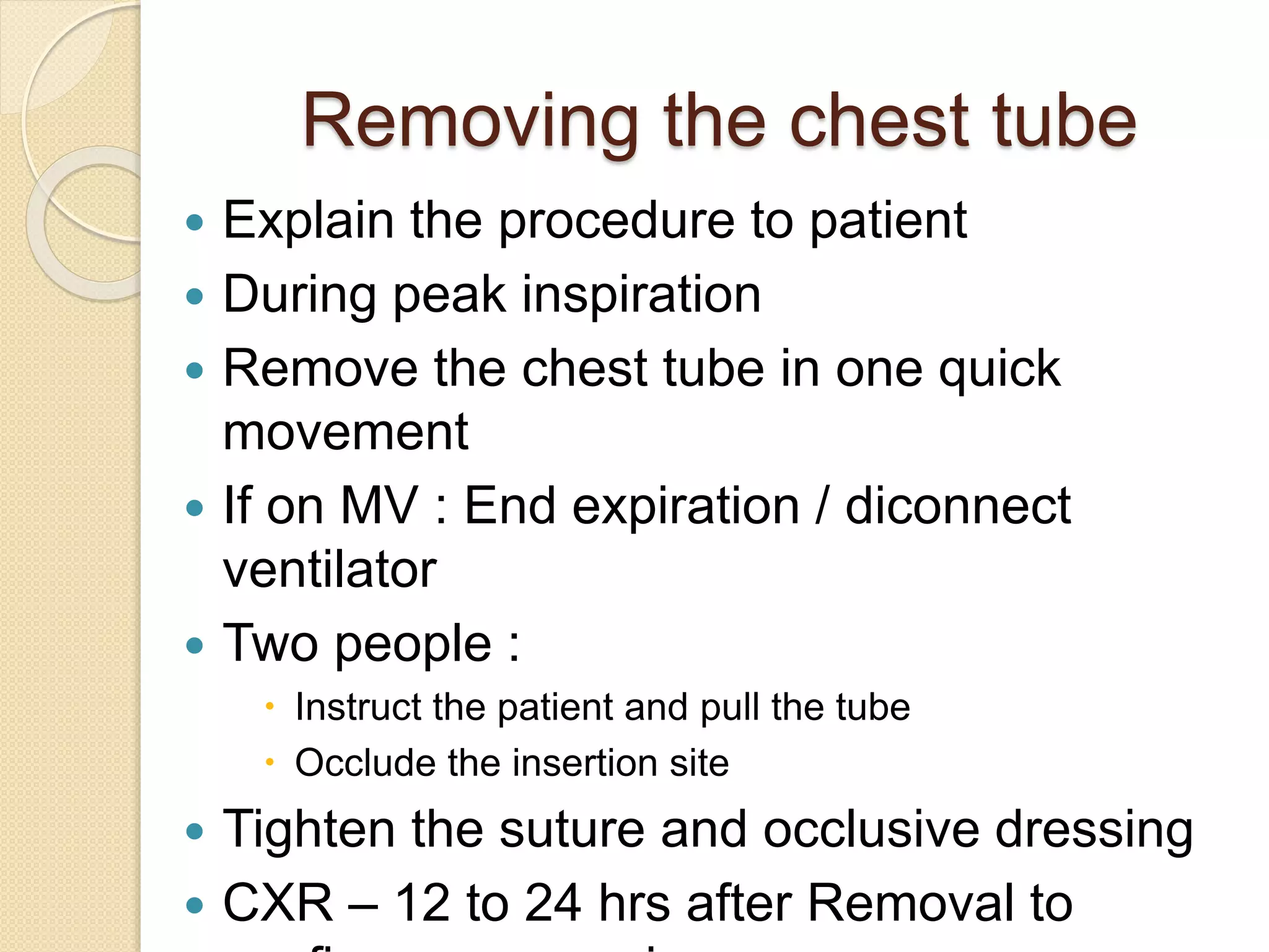 Intercostal drainage | PPTX