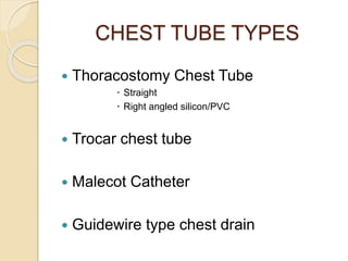Intercostal drainage | PPTX