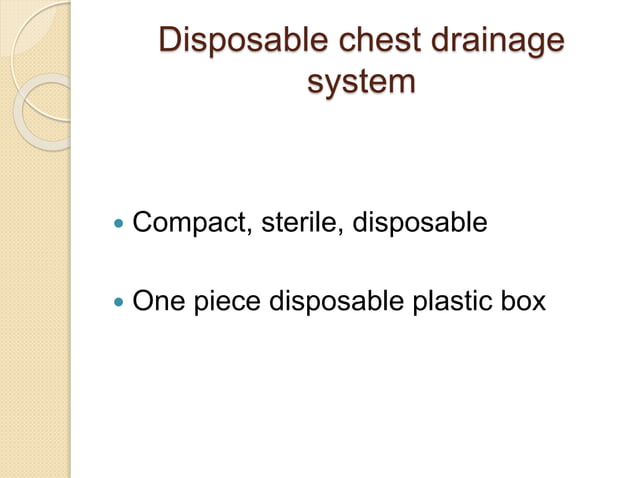 Intercostal drainage | PPTX