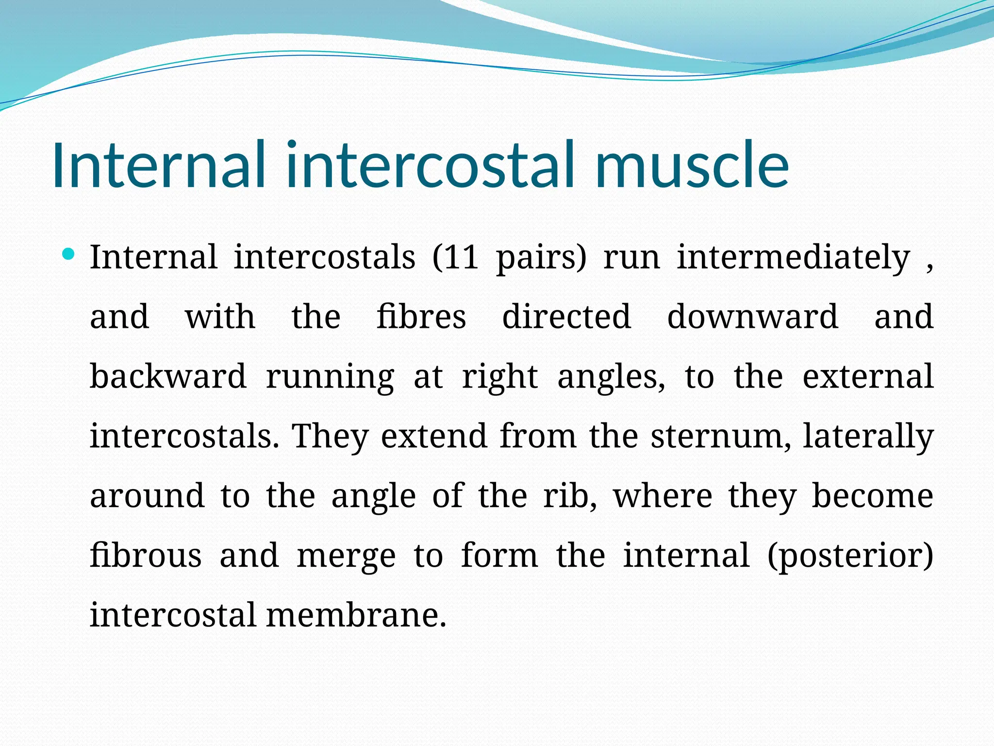 Intercostal space BPT II sem.pptx....... | PPT