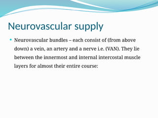 Intercostal space BPT II sem.pptx....... | PPT