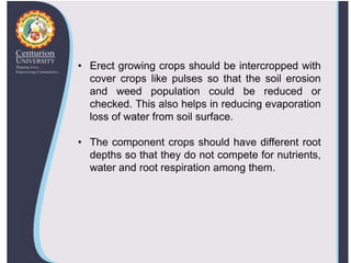 Advantages of Intercropping by Centurion University.ppt