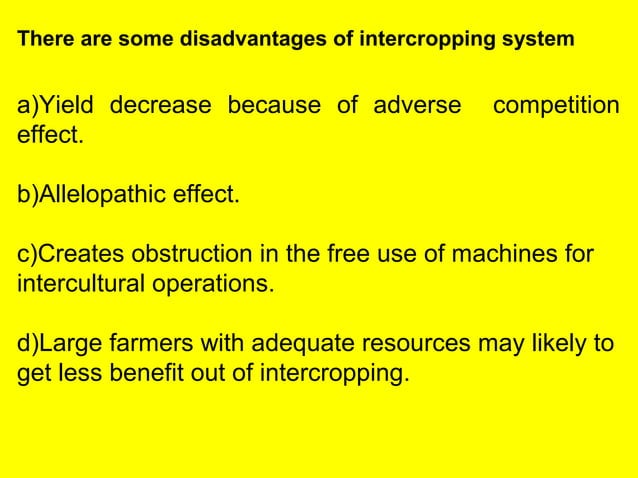 Intercropping mixed cropping_principles_and_assessment_of_yield | PPT ...