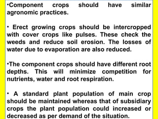 Intercropping mixed cropping_principles_and_assessment_of_yield | PPT