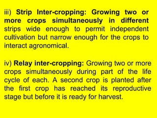 Intercropping mixed cropping_principles_and_assessment_of_yield | PPT