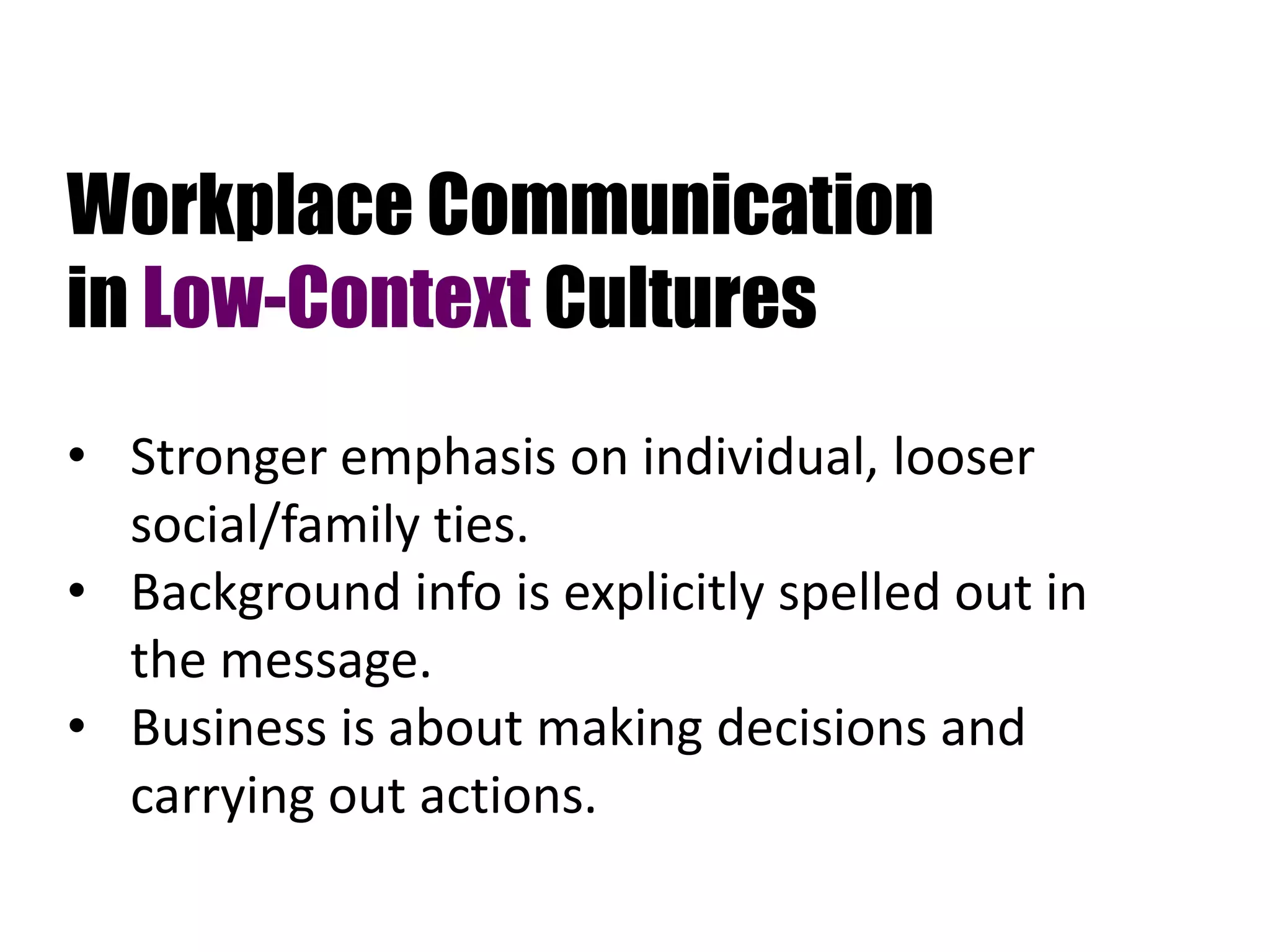 Intercultural Communication in the Workplace | PPTX