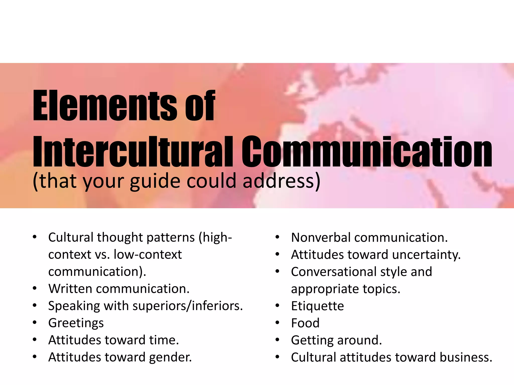 Intercultural Communication in the Workplace | PPTX