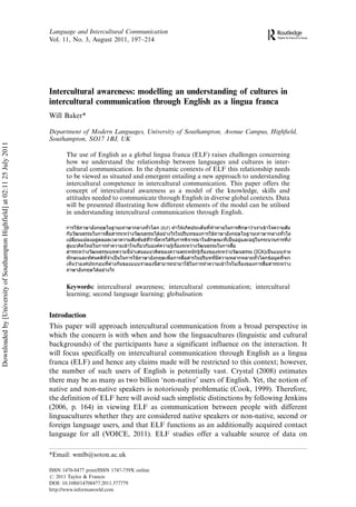 Intercultural awareness | PDF