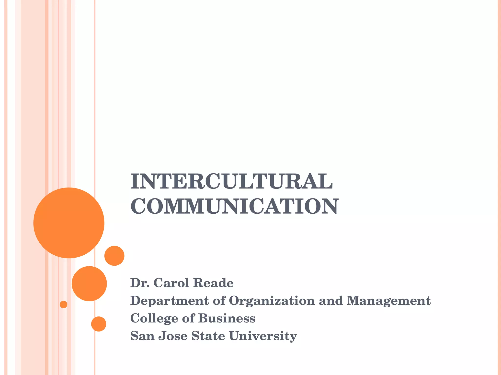 Intercultural communication | PPT
