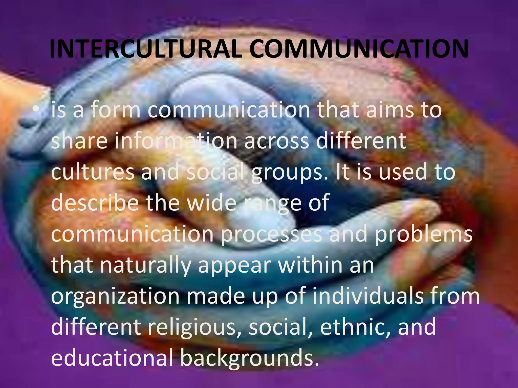 Intercultural communication | PPTX