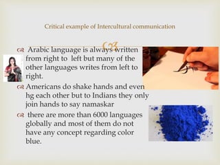 Intercultural communication | PPTX