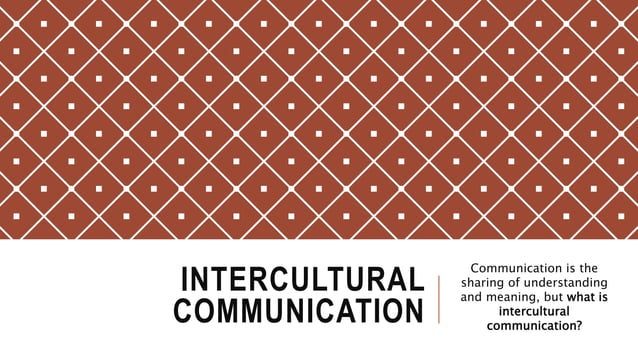 Intercultural communication | PPT