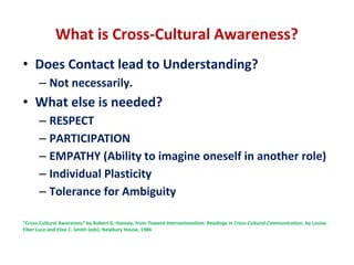 Intercultural communication and understanding 101 | PPT
