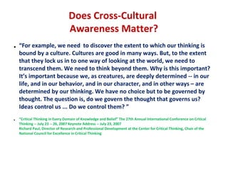Intercultural communication and understanding 101 | PPT
