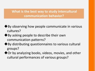 Intercultural Communication & ELT | PPTX