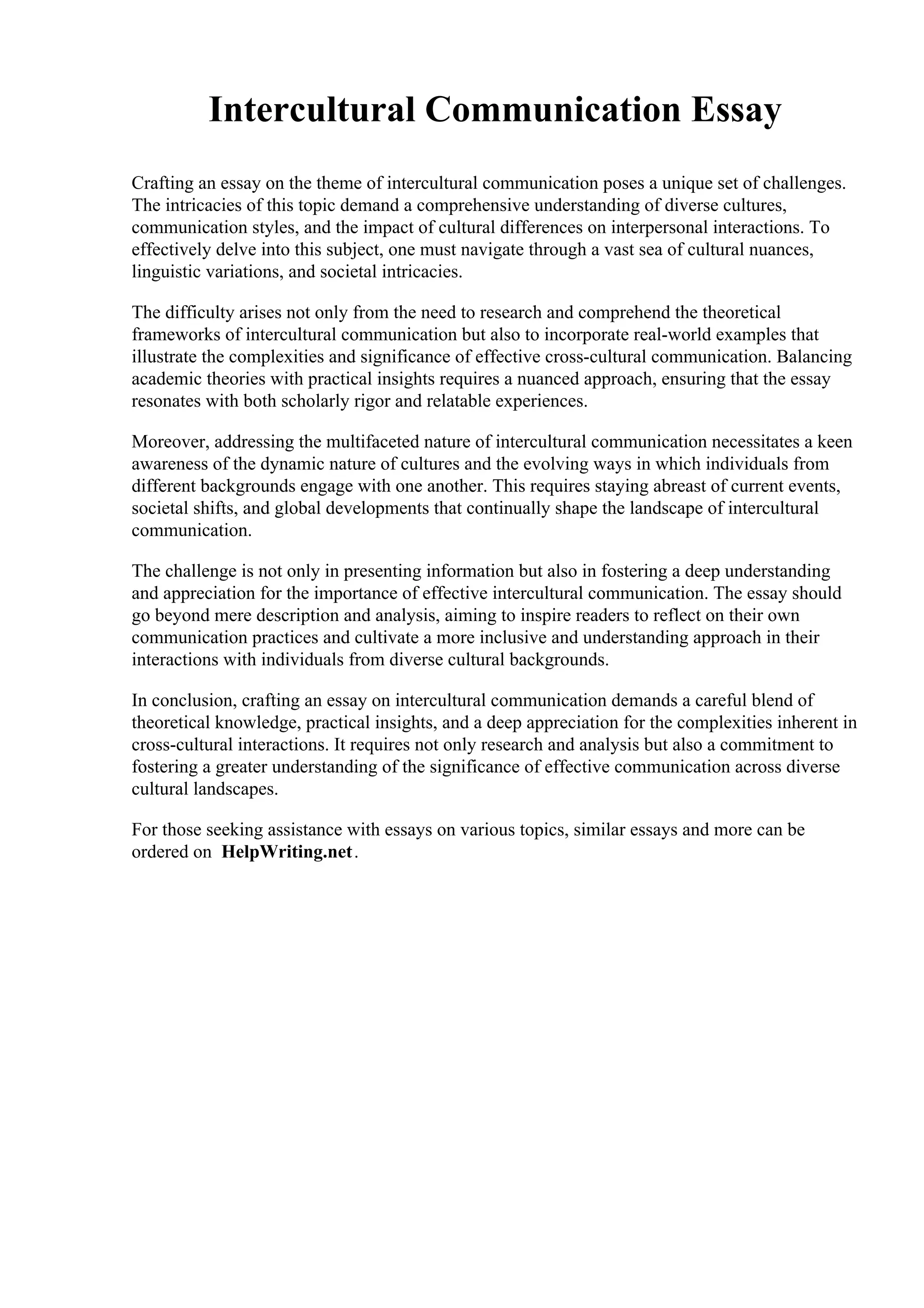 Intercultural Communication Essay.pdf