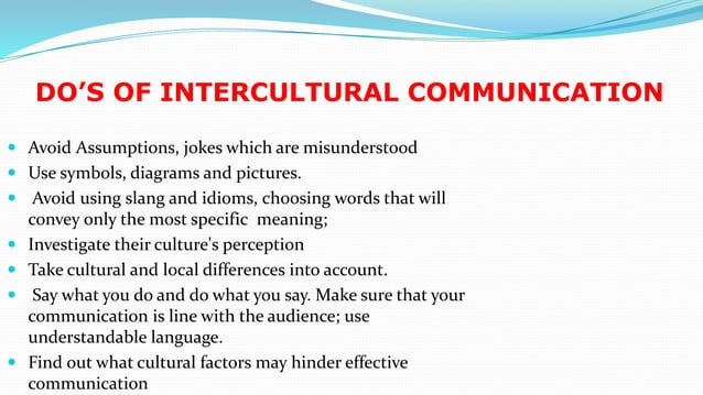 Intercultural communication presentation