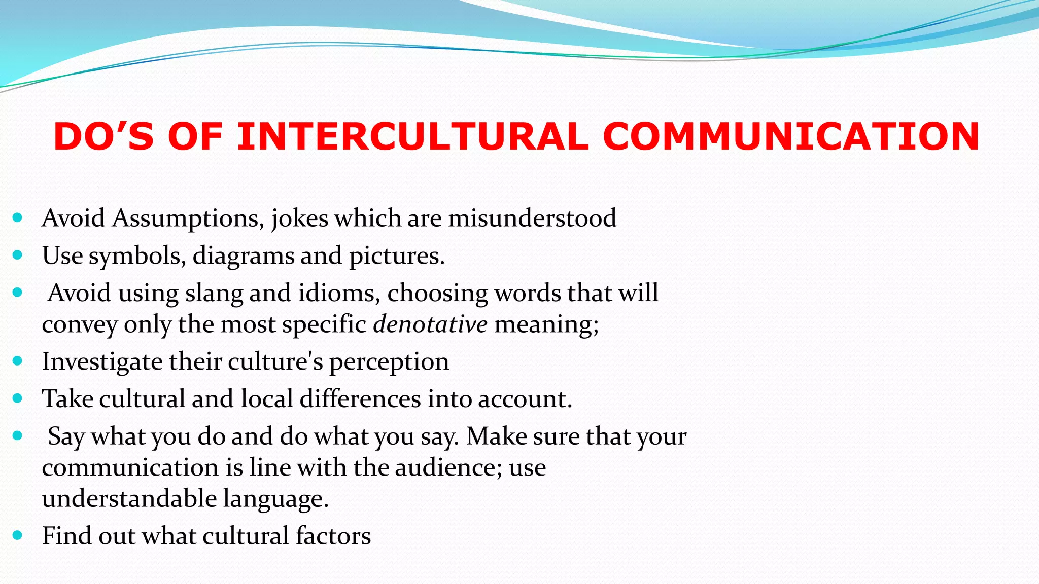 Intercultural communication presentation | PPTX