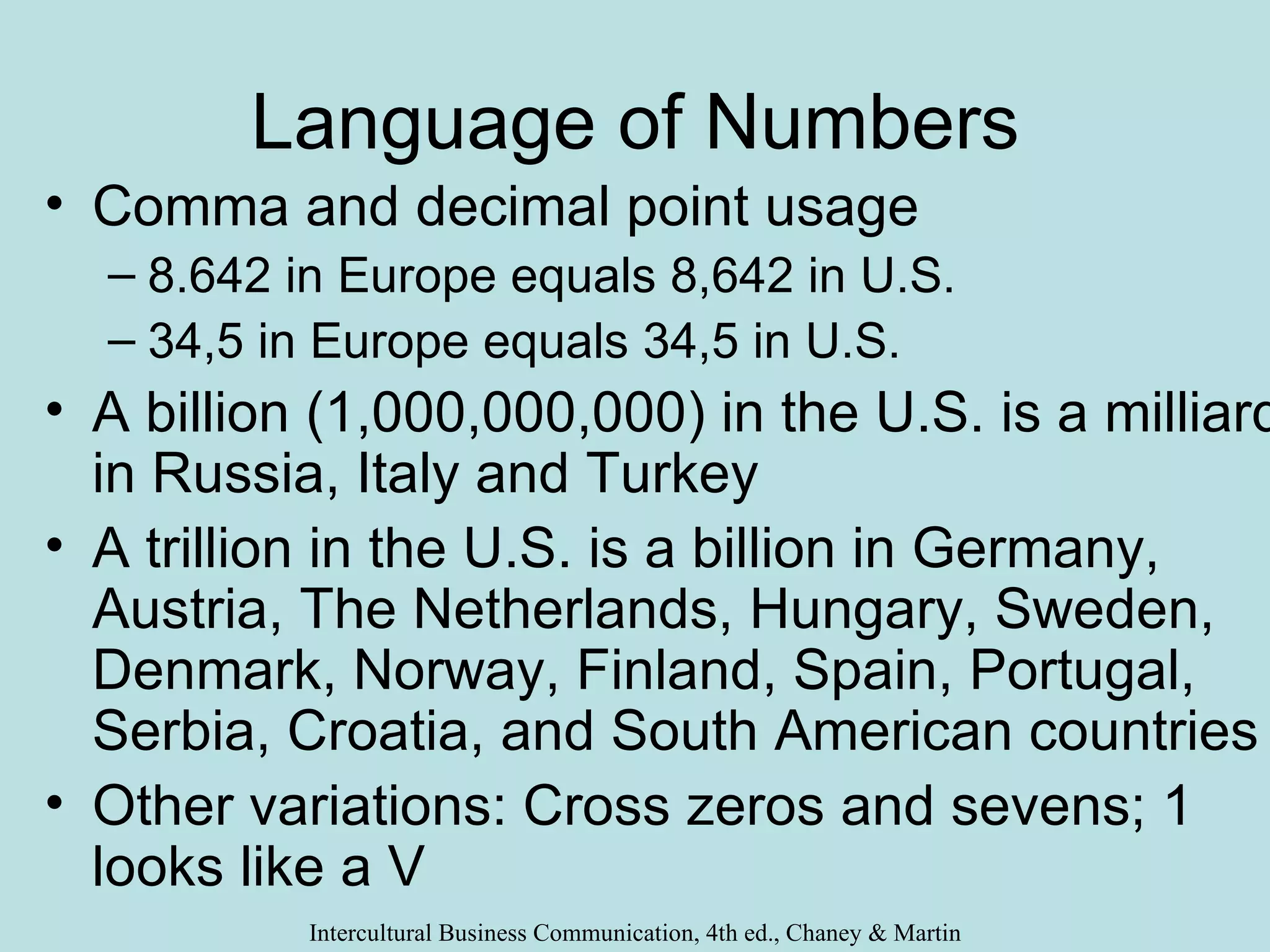 Intercultural Communications Chapter 5: Language | PPT