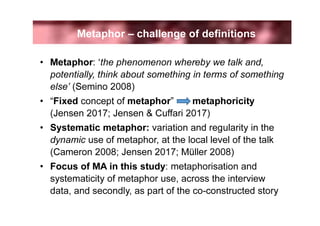 Metaphorisation of interculturality in study-abroad narrative | PPT