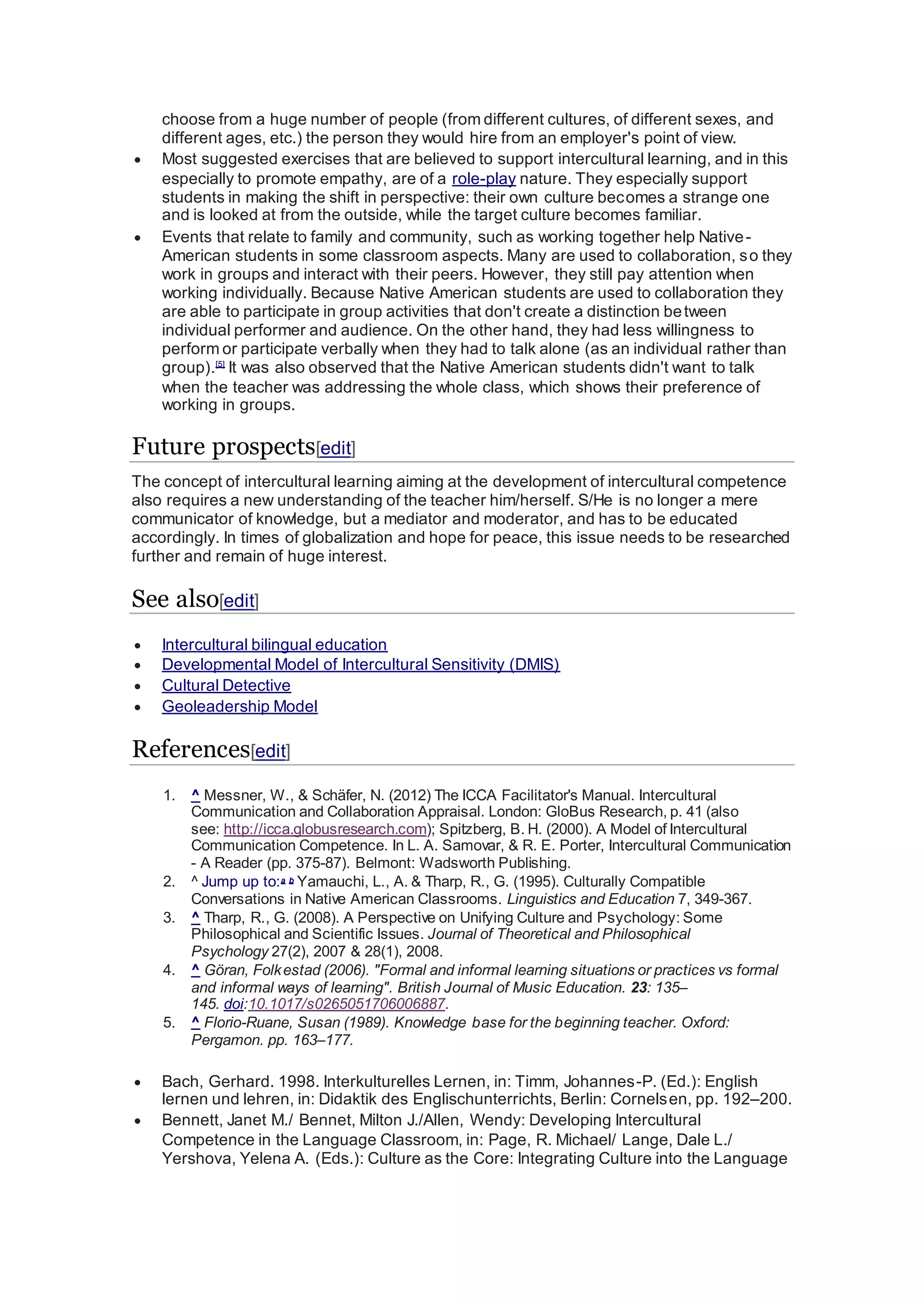Intercultural learning | DOCX