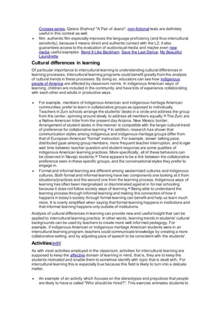 Intercultural learning | DOCX