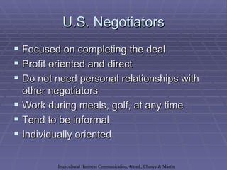 Intercultural Negotiation Components Chapter 11 | PPT
